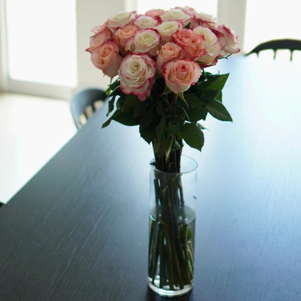 Farmer's Choice Assorted Bi-Color Long Stem Roses for Delivery – Rose ...